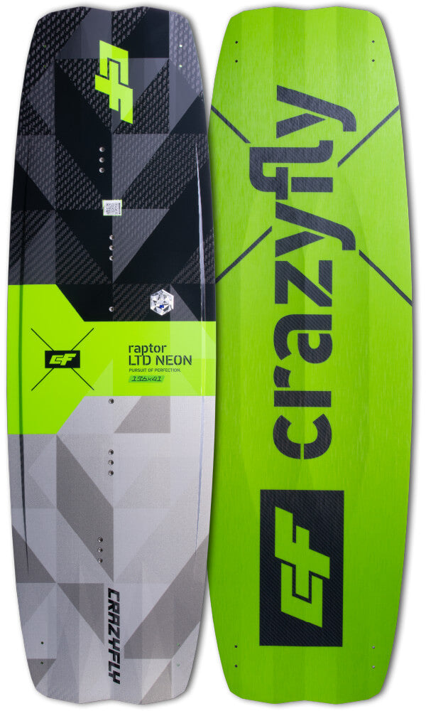 CrazyFly Raptor Ltd Neon 2021 | Freeride Board | Kitesurf Warehouse