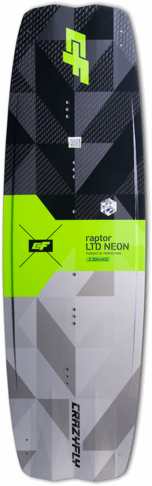 CrazyFly Raptor Ltd Neon 2021 | Freeride Board | Kitesurf Warehouse